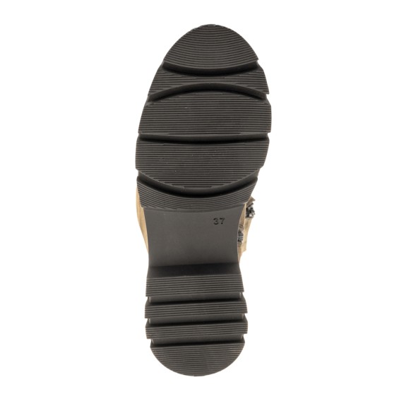 BOXER 51125 Γυναικείες Χακί Δερμάτινες Μπότες Μέγεθος 38